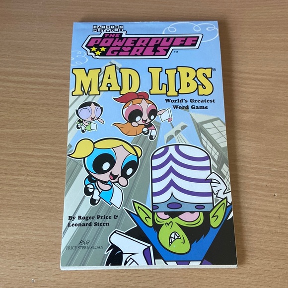 Cartoon Network | Toys | 202 The Powderpuff Girls Mad Libs | Poshmark